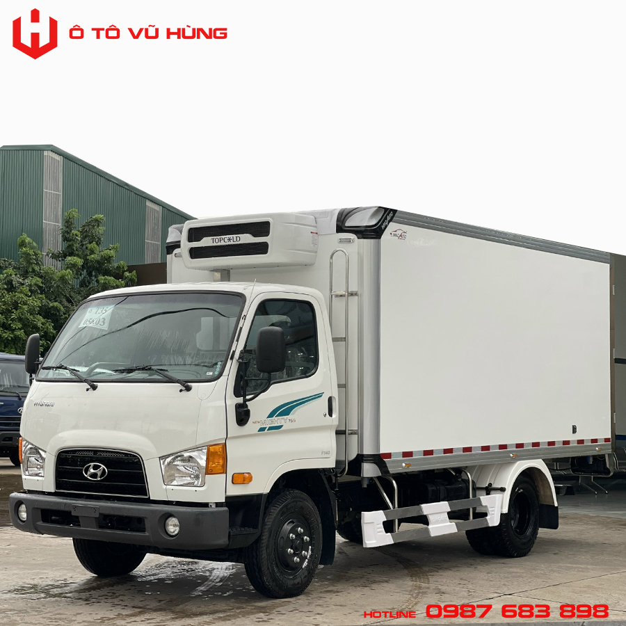 Xe Tải Hyundai New Mighty 75S 4 Tấn Thùng Bảo Ôn: giá bán & khuyến mãi ...