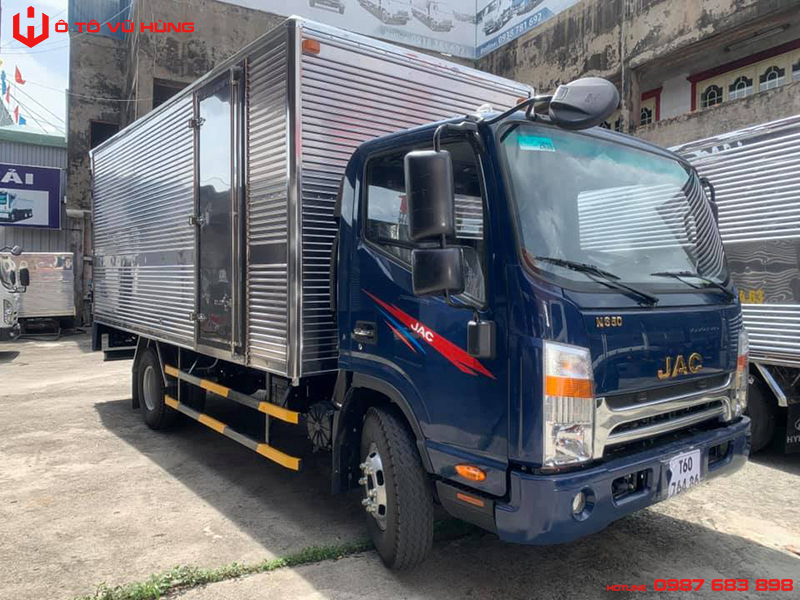 Xe Tải Jac N650 6.2 Tấn Thùng Kín Bửng Nâng: giá bán & khuyến mãi - Ô ...