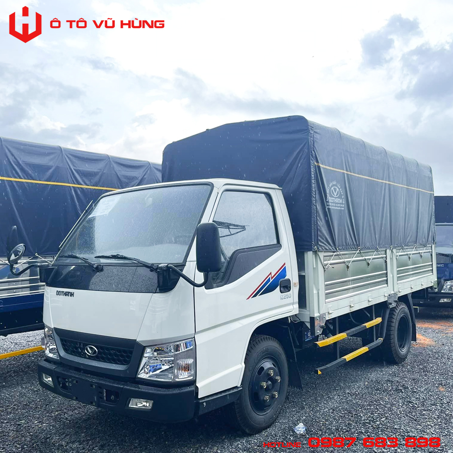 Xe tải Đô Thành IZ250 2.5 tấn thùng mui bạt: giá bán & khuyến mãi - Ô ...